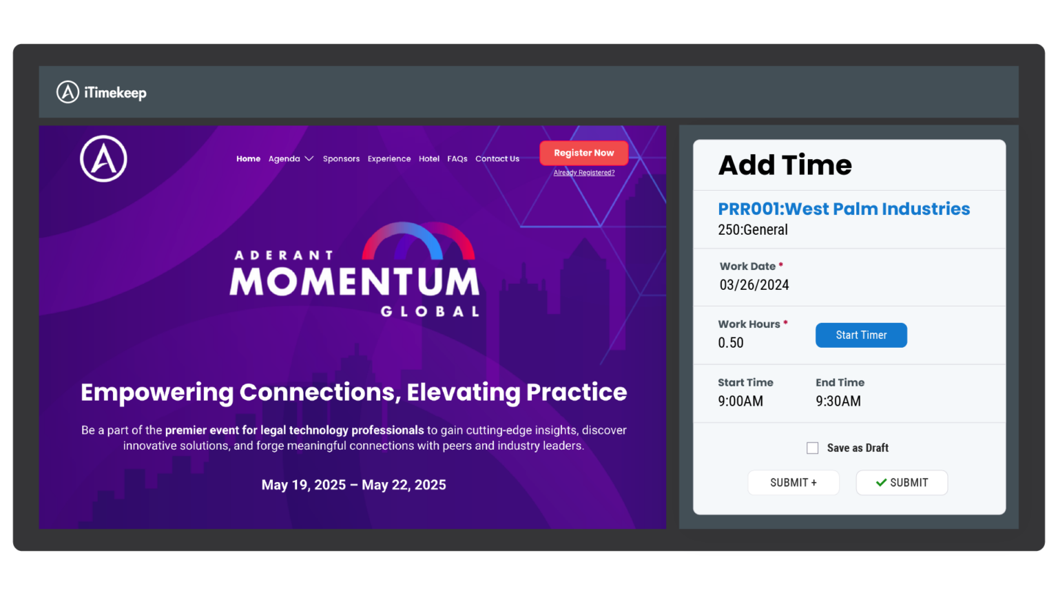 Aderant iTimekeep - The Number 1 Lawyer-Selected Timekeeping Solution ...