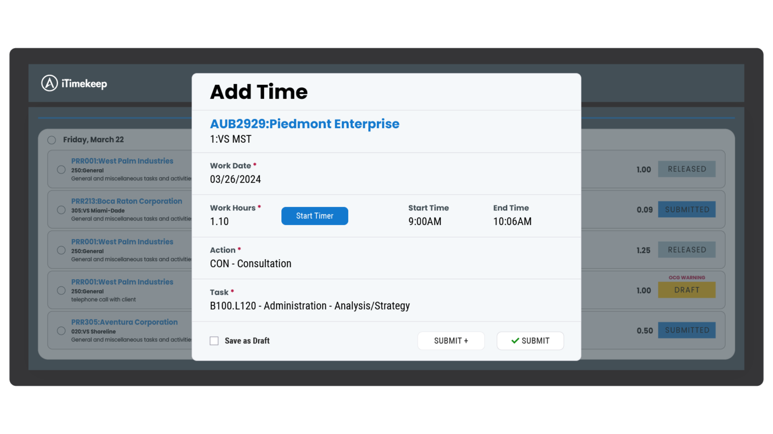 Aderant iTimekeep - The Number 1 Lawyer-Selected Timekeeping Solution ...