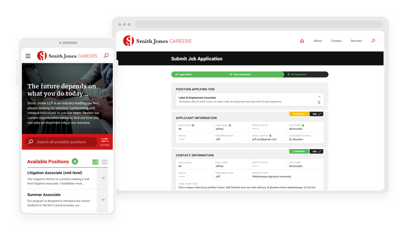 viRecruit - Robust Applicant Tracking System - Aderant