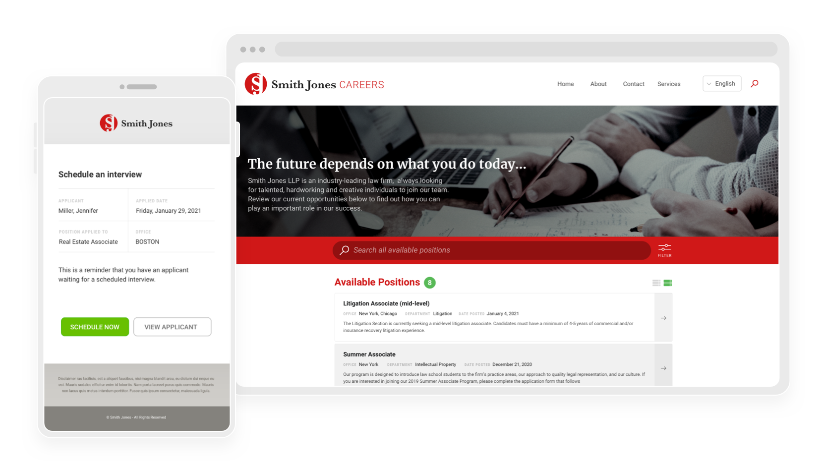 viRecruit - Robust Applicant Tracking System - Aderant