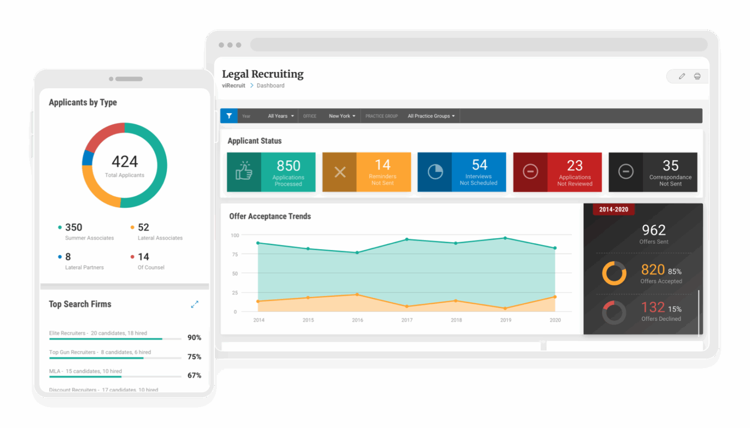 viRecruit - Robust Applicant Tracking System - Aderant