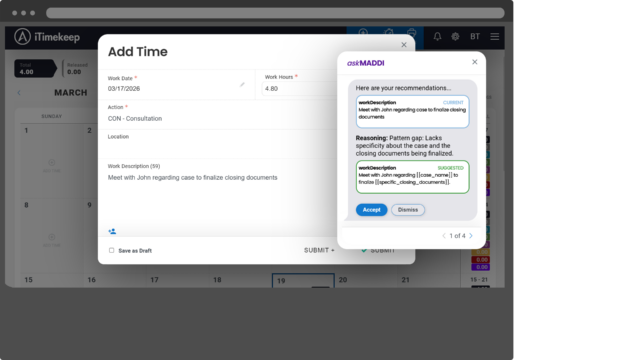 Aderant iTimekeep - AI-Powered Timekeeping. Built for Faster Work-to ...